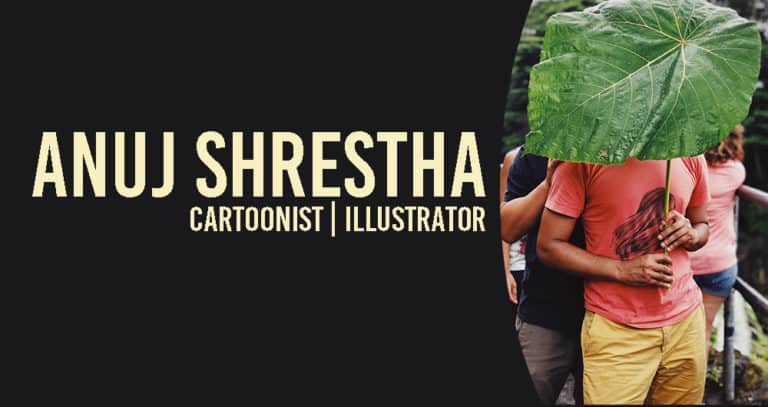 In Panels: Interview with Cartoonist Anuj Shrestha | EVIL TENDER